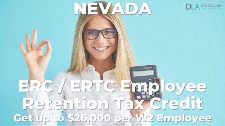 Nevada Employee Retention Credit (ERC) for 2020, 2021, 2022 and 2023 in ...