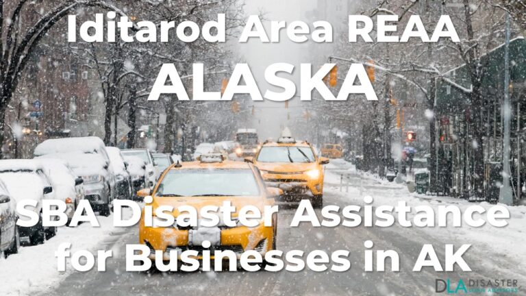 Iditarod Area REAA Alaska SBA Disaster Loan Relief for Severe Winter ...
