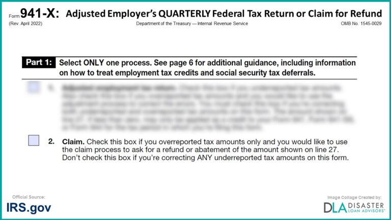 941-X: 2. Claim, Form Instructions (updated 2024 ...