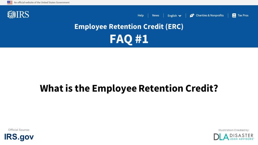 ERC Credit FAQ #1. What Is The Employee Retention Credit ...