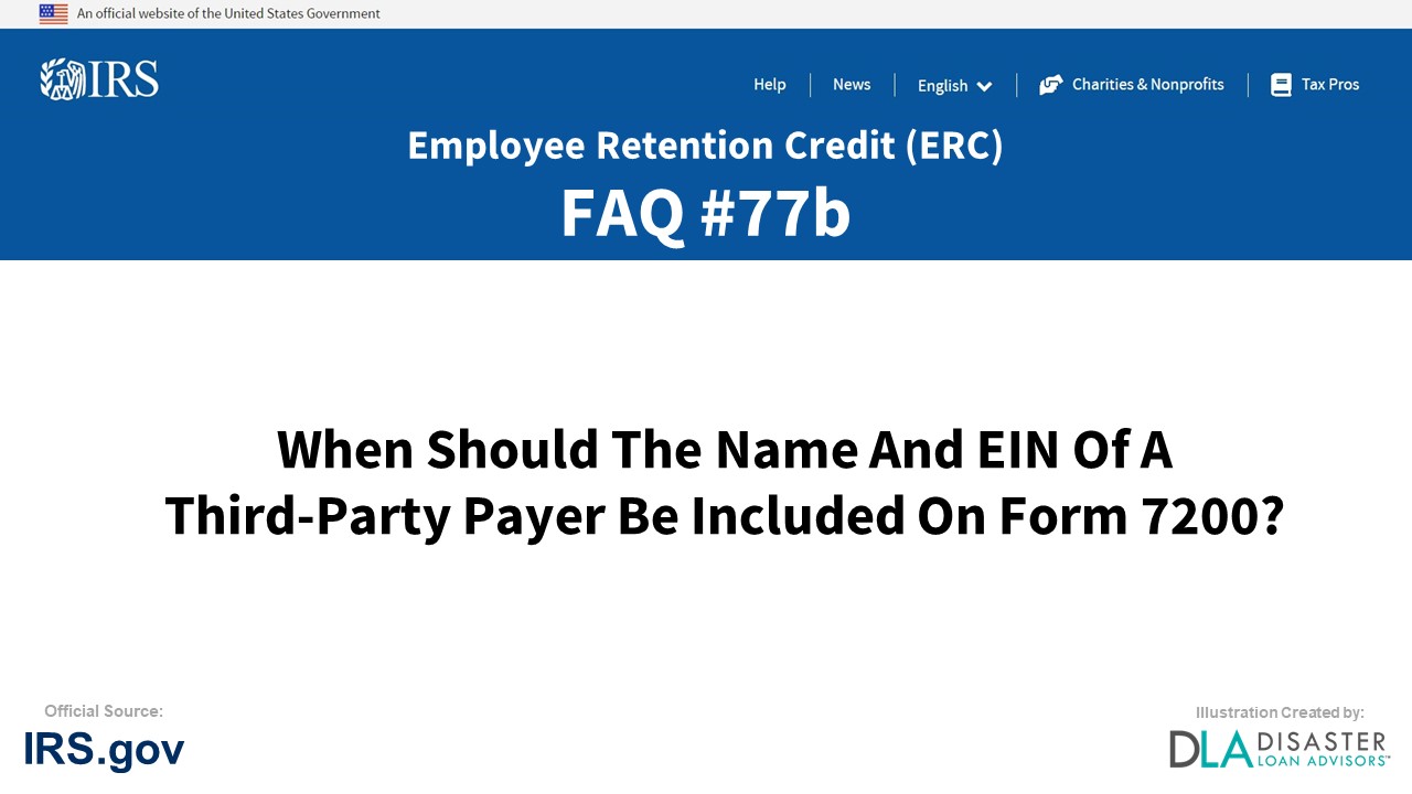 77b. When Should The Name And EIN Of A Third-Party Payer Be Included On ...