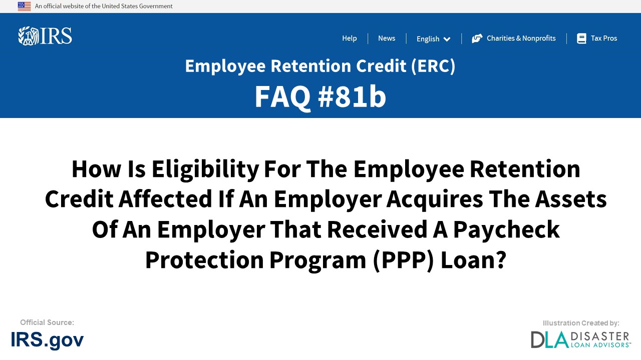 ERC Credit FAQ #81b. How Is Eligibility For The Employee Retention ...